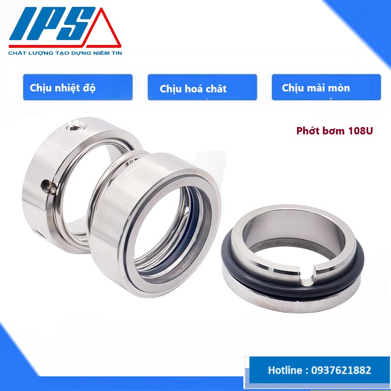 Phớt máy bơm làm kín cơ khí type 108U