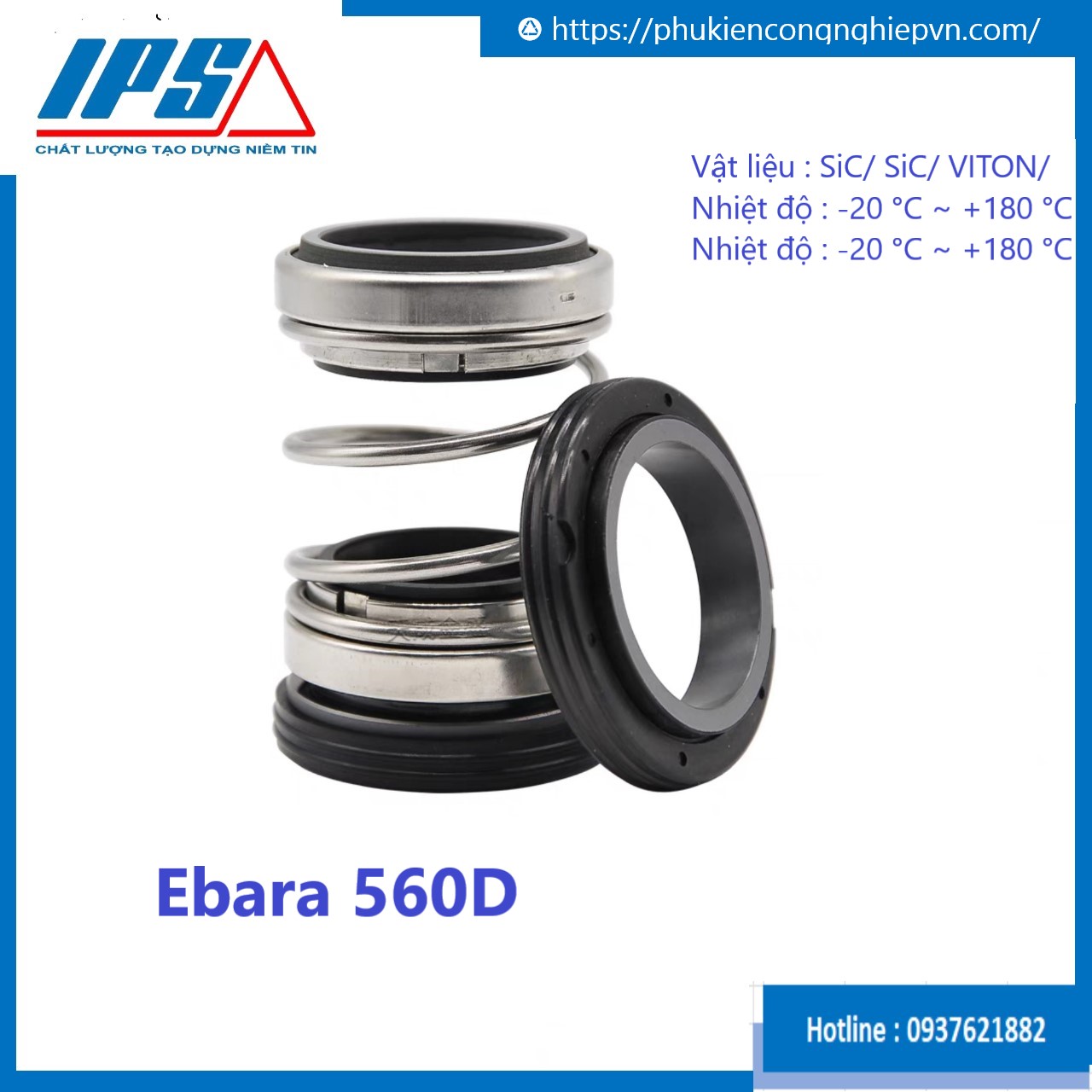 Phớt bơm Ebara Type 560D - Ebara Type 560D mechanical seal